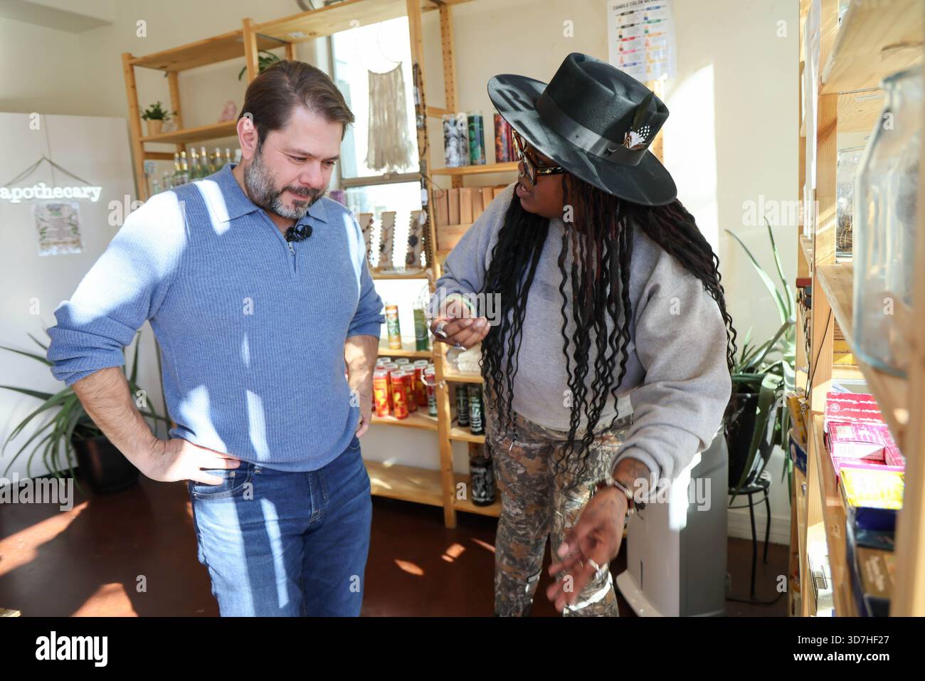Tomisola Cruz, owner of Stardust & Sage Crystals Apothecary Botanica ...