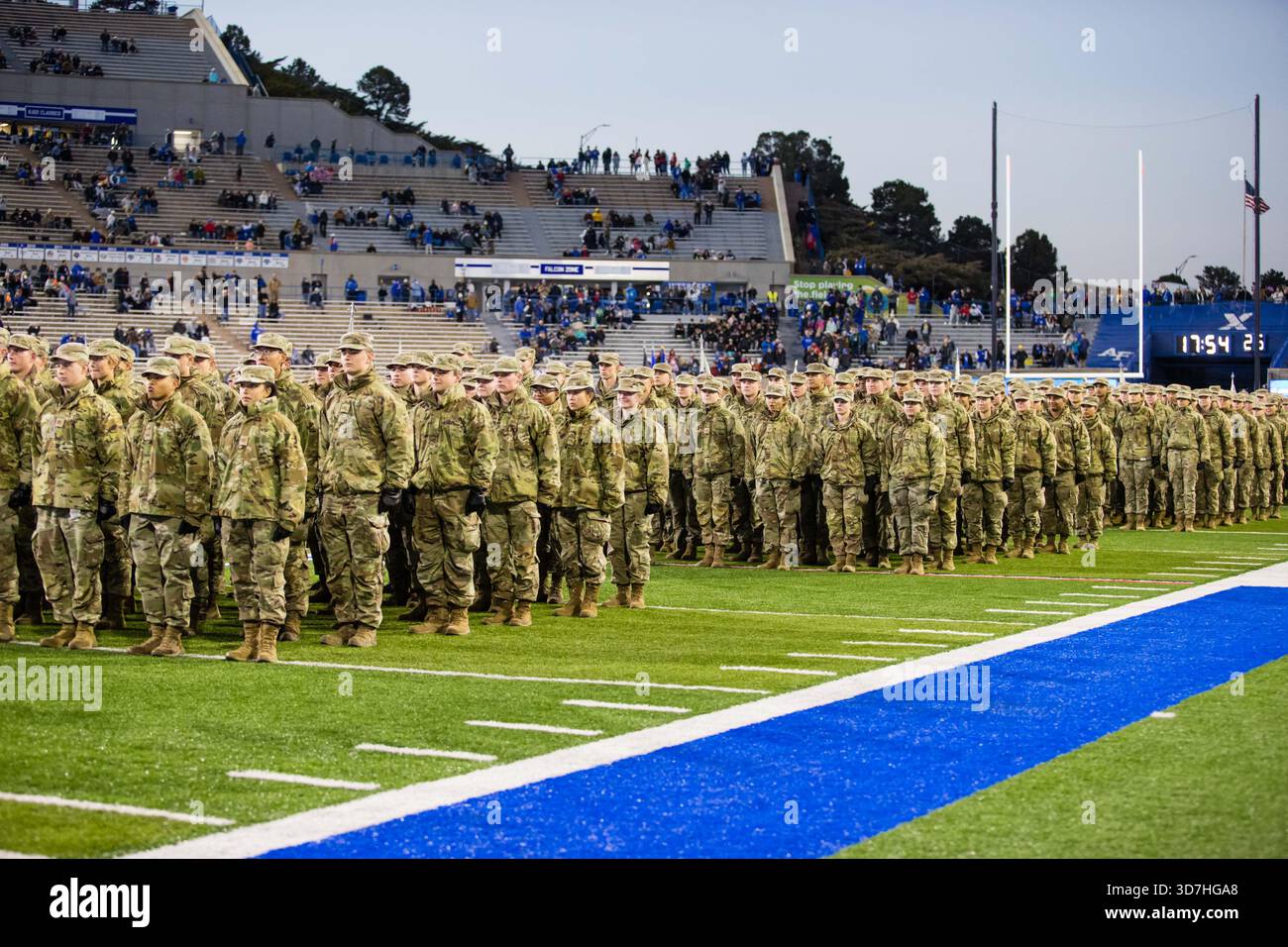 November 22, 2025: The Air Force Academy in formation prior to a ...