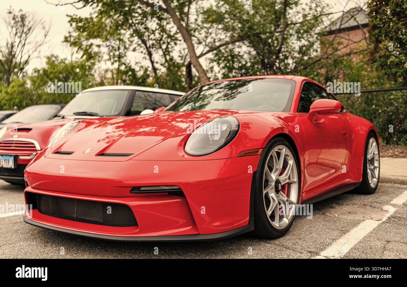 Chicago, Illinois - September 29, 2024: 2023 Porsche 911 GT3 Touring ...