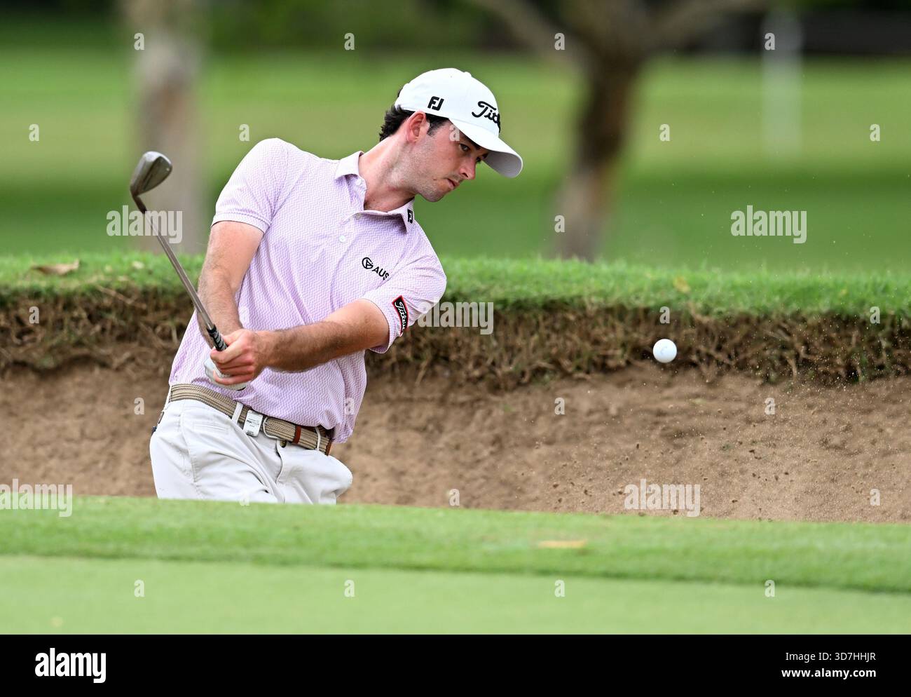 Elvis Smylie of Australia in action during the pro-am before the ...