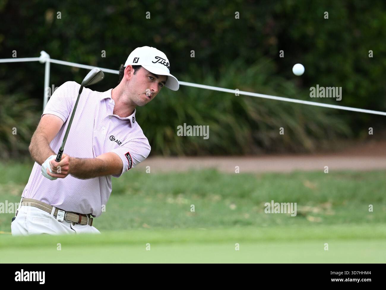 Elvis Smylie of Australia in action during the pro-am before the ...