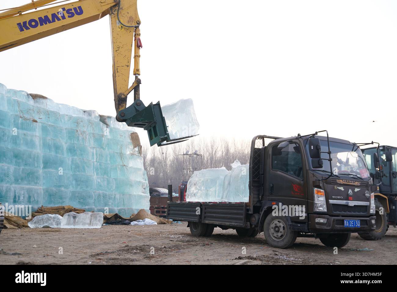 The 27th harbin ice and snow world 200000 cubic meters hi-res stock ...