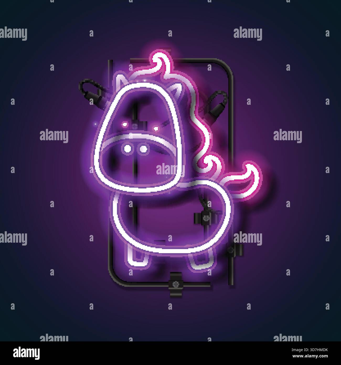 Led horses Stock Vector Images - Alamy