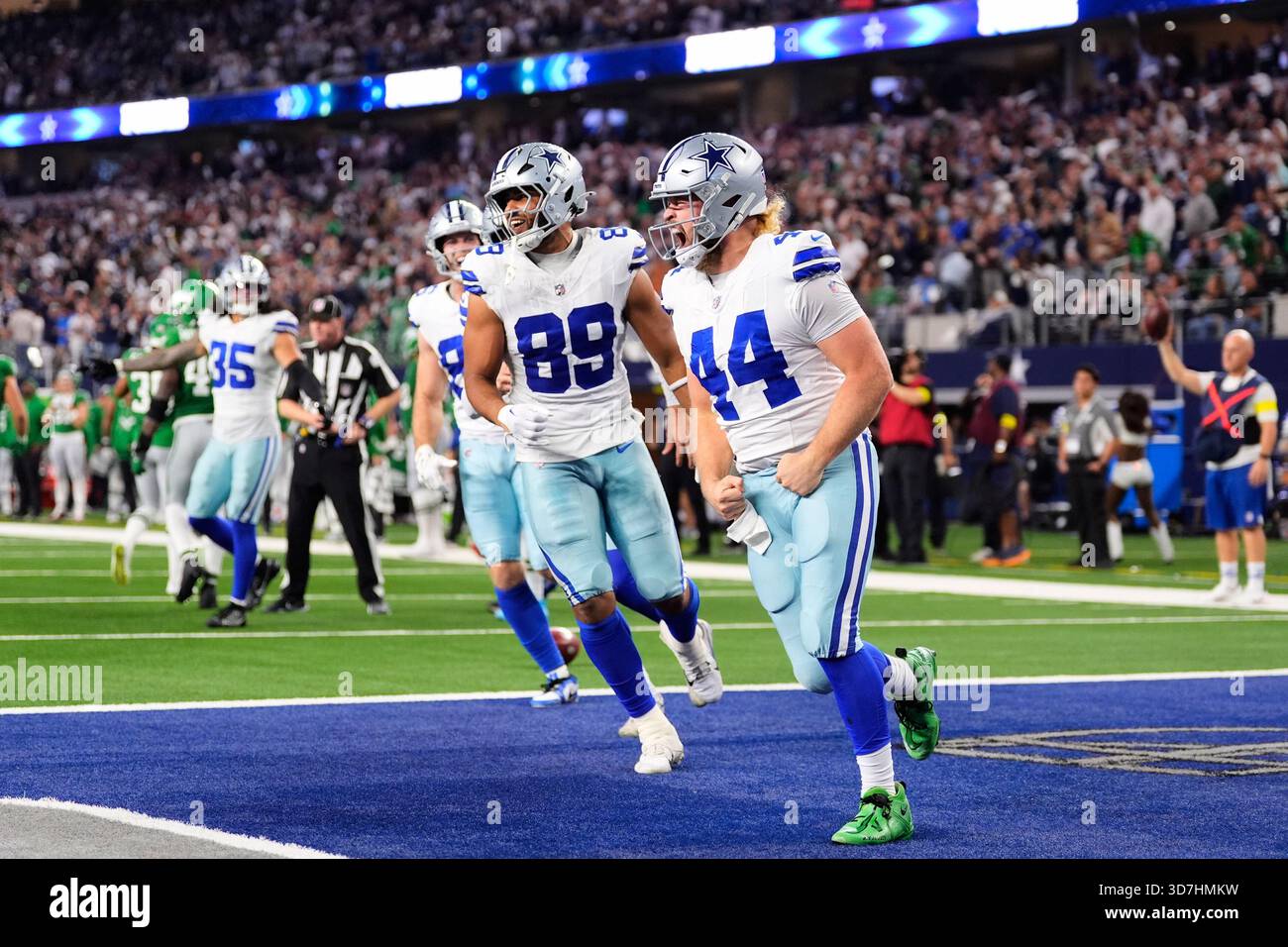 Dallas Cowboys long snapper Trent Sieg (44) and Brevyn Spann-Ford (89 ...