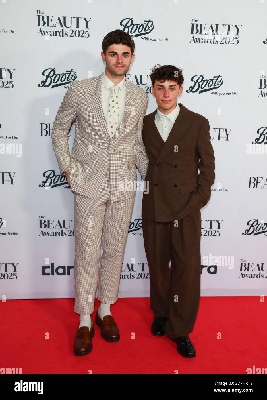 Anthony Cushion and Nick Toteda attend The Beauty Awards 2025 in London ...