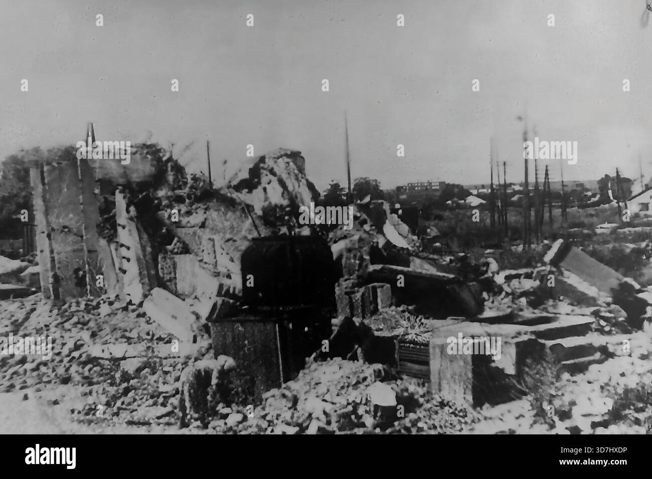 Scene near total destruction hi-res stock photography and images - Alamy