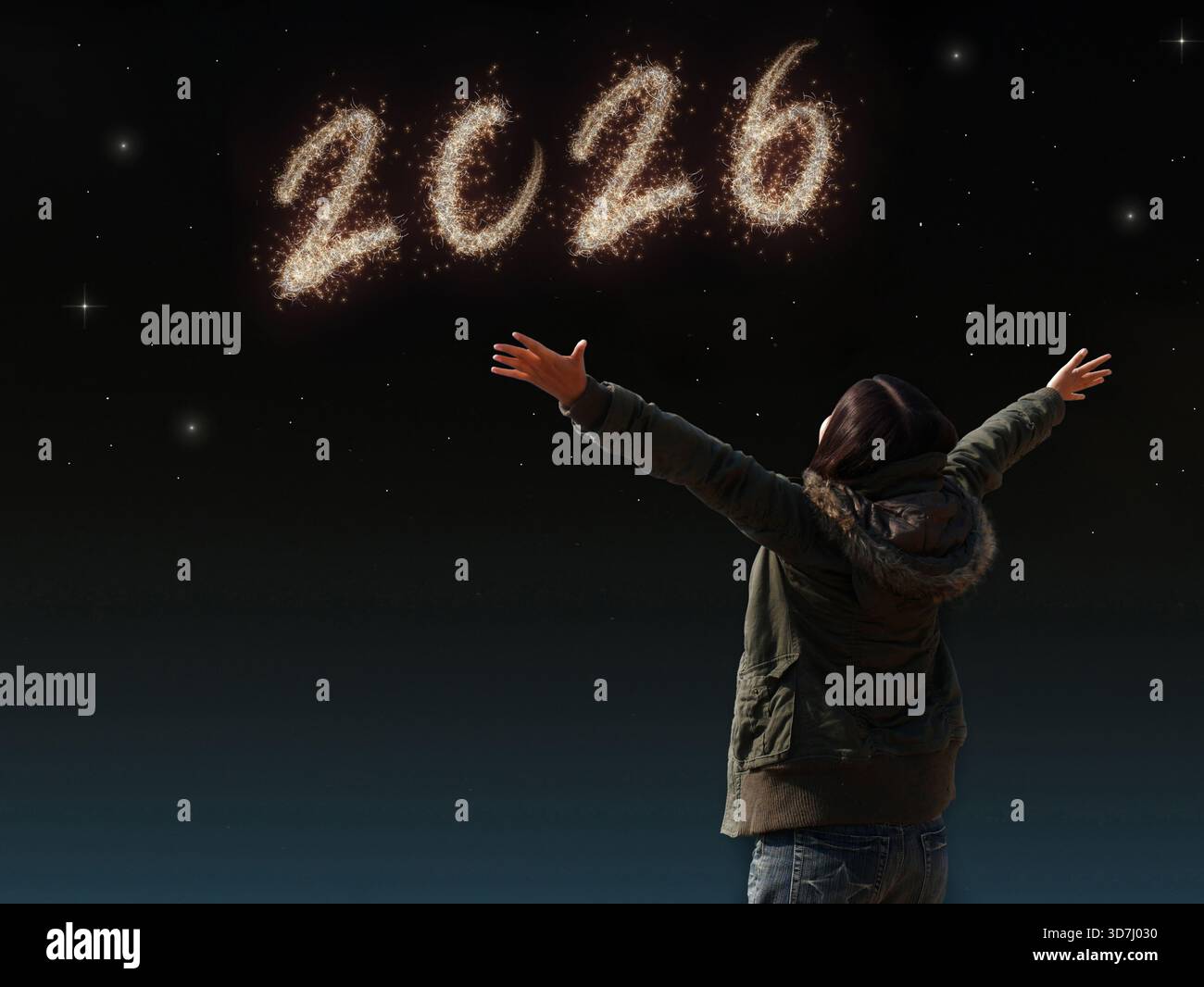 2026 sign night hi-res stock photography and images - Alamy