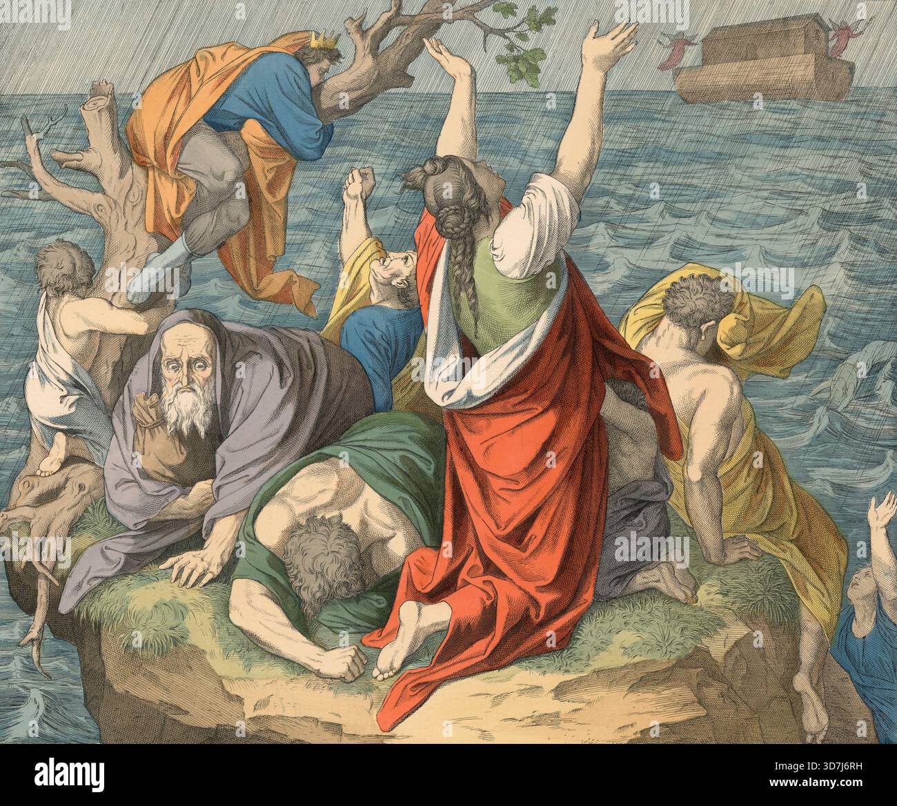 Biblical story, The Flood, a biblical narrative describing a worldwide ...