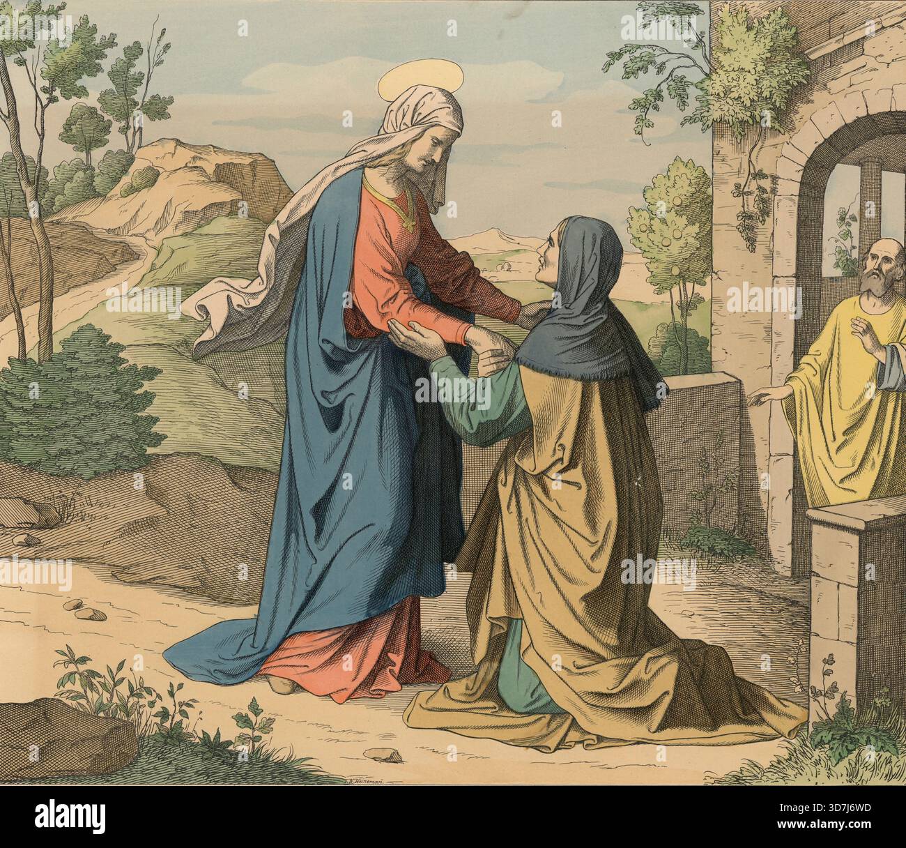 The biblical story of the Visitation of Mary refers in the Catholic ...