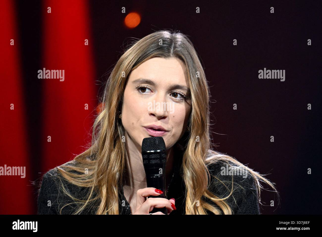 Claire Geronimi attending the Lagardere News event Face A Vous - Les ...