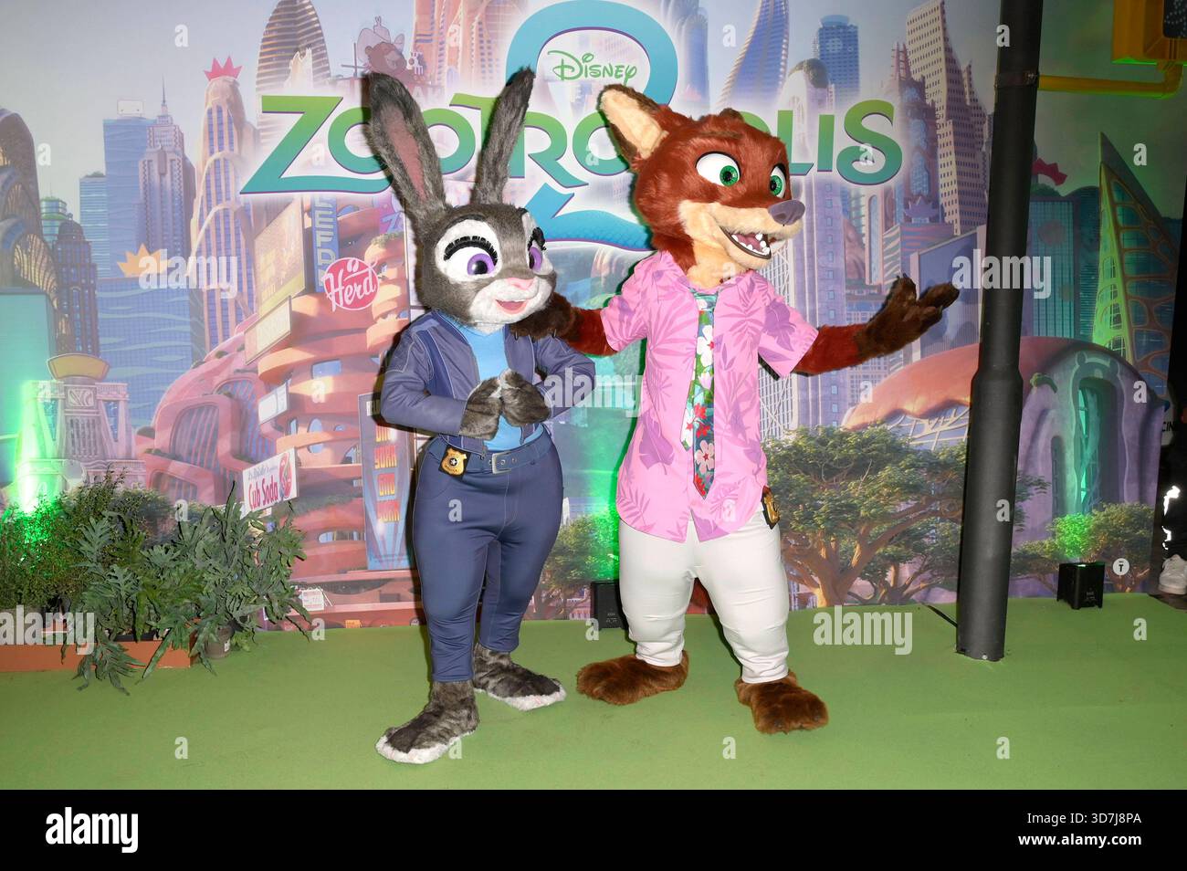 Judy Hopps und Nick Wilde bei der Premiere des Animationsfilms ...
