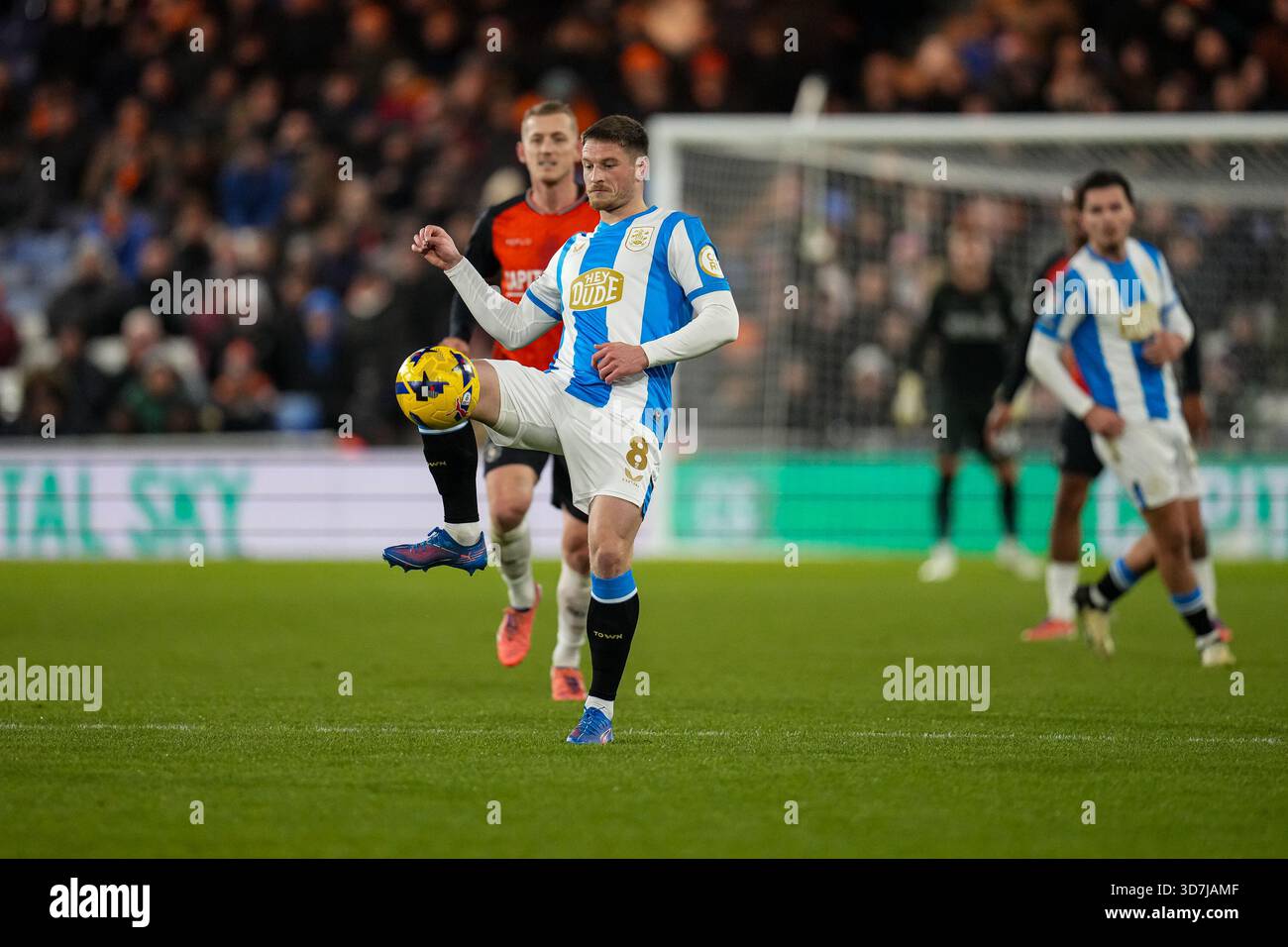 Ben Wiles (8) of Huddersfield Town during the Sky Bet League 1 match ...