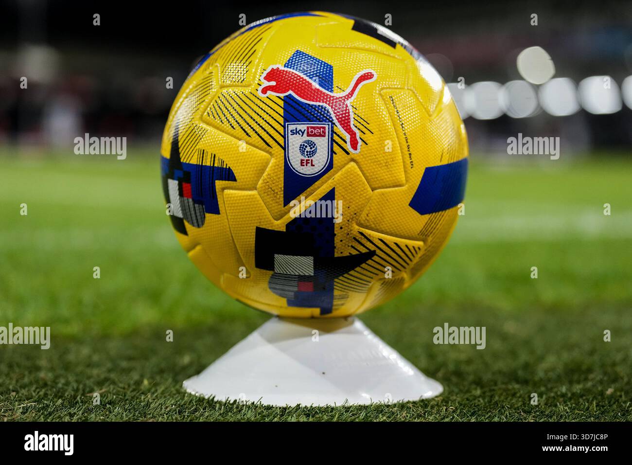 Puma winter EFL match ball during the Sky Bet League 1 match between ...