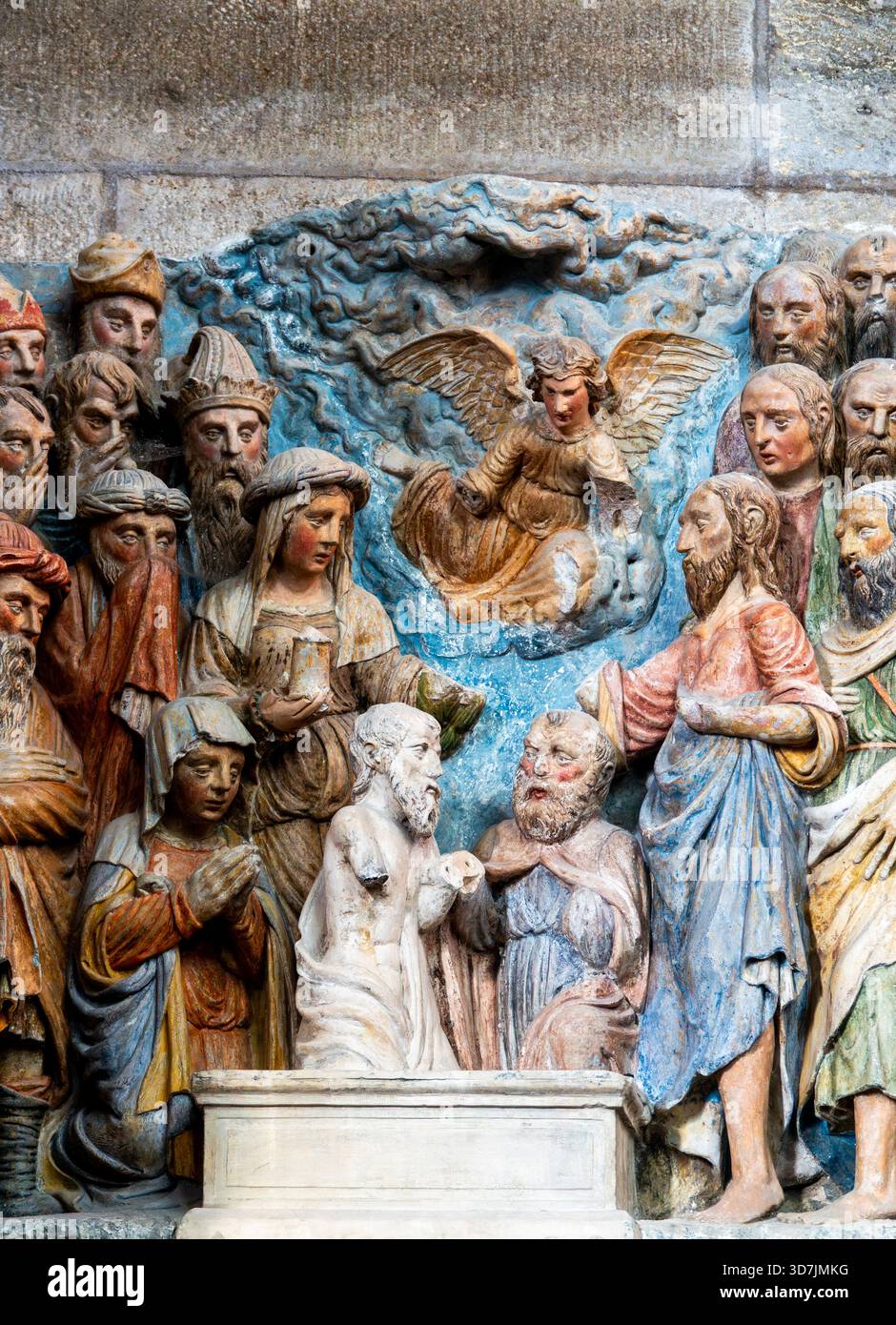 Langres, France - 11-08-2025: Statue (18th century) of Jesus Miracle ...