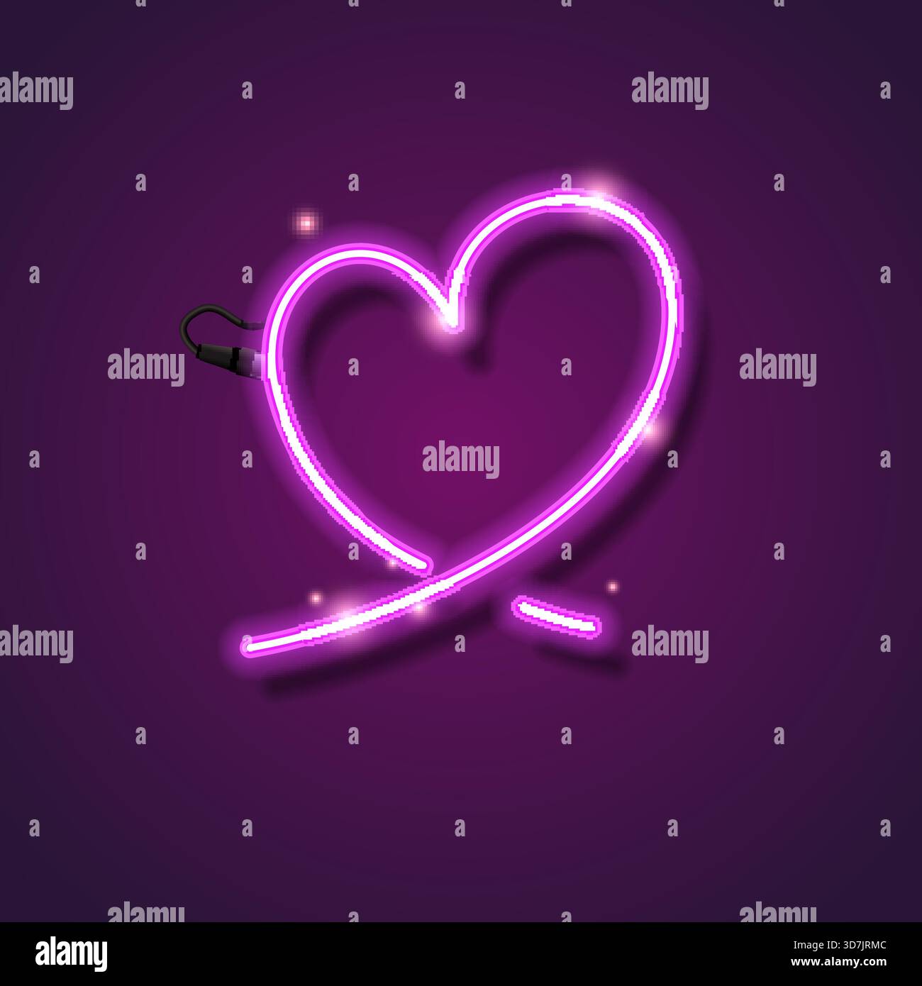 Neon sign glowing symbol world Stock Vector Images - Alamy