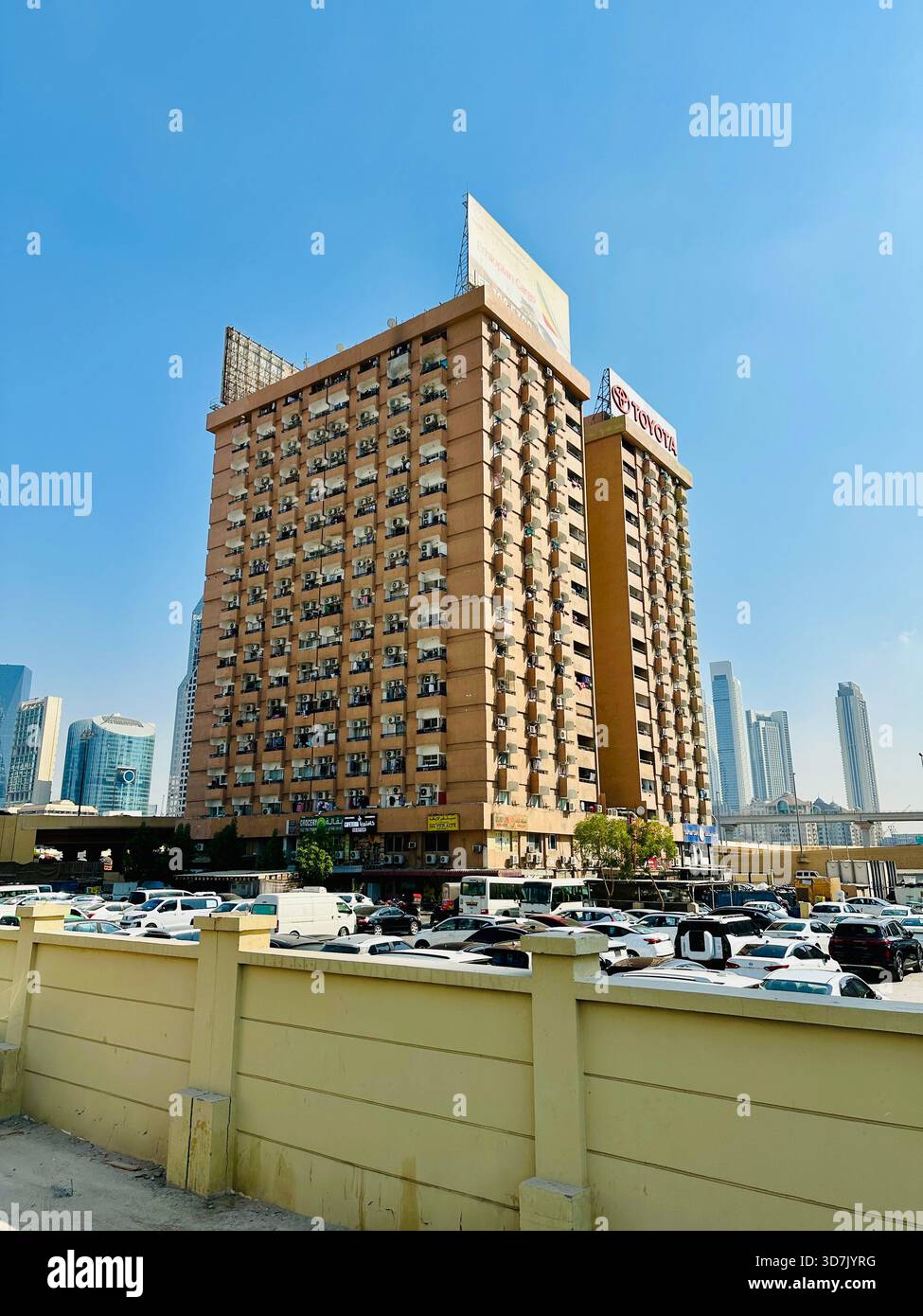 Toyota building 1974 historic landmark Stock Photo - Alamy