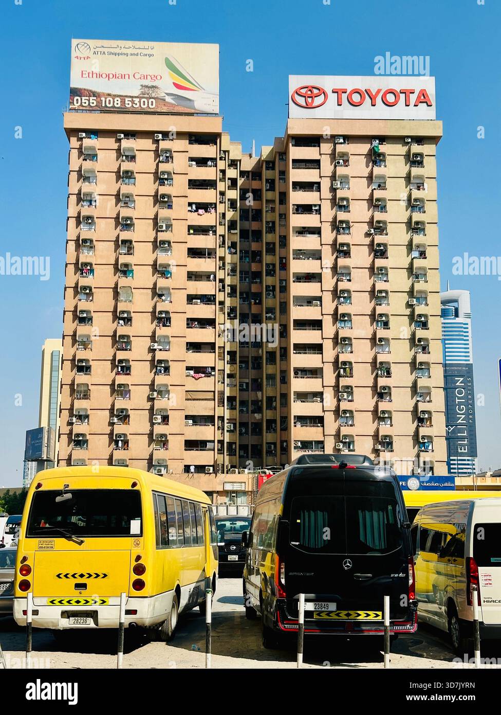 Toyota building 1974 historic landmark Stock Photo - Alamy