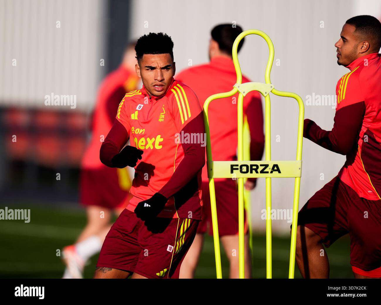 Nottingham Forest's Igor Jesus during a training session at the Nigel ...