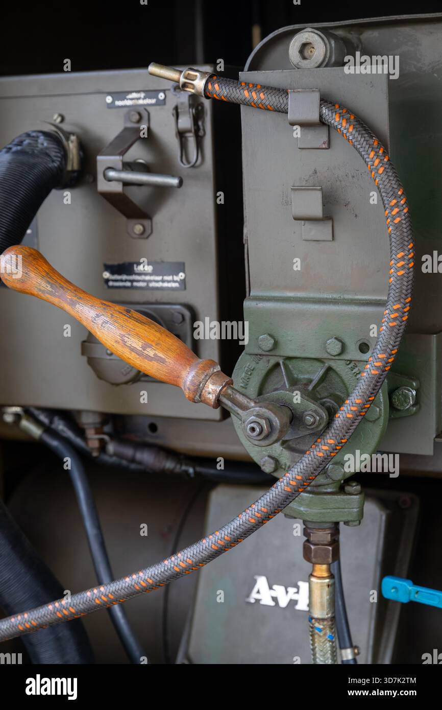 The heavy-duty engine components, including the fuel injection system ...