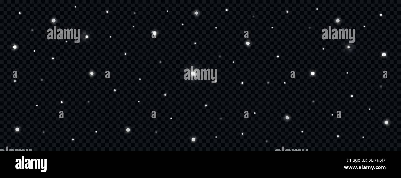 White glowing starry night space background Stock Vector Image & Art ...