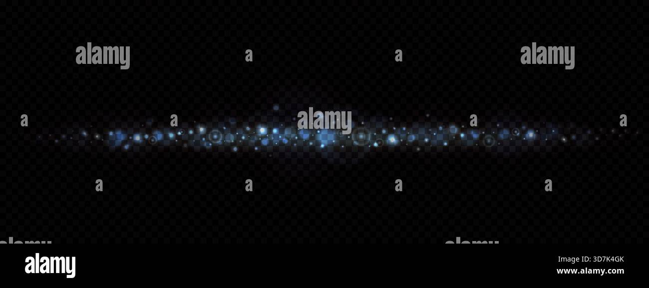 Blue silver glitter star Stock Vector Images - Alamy