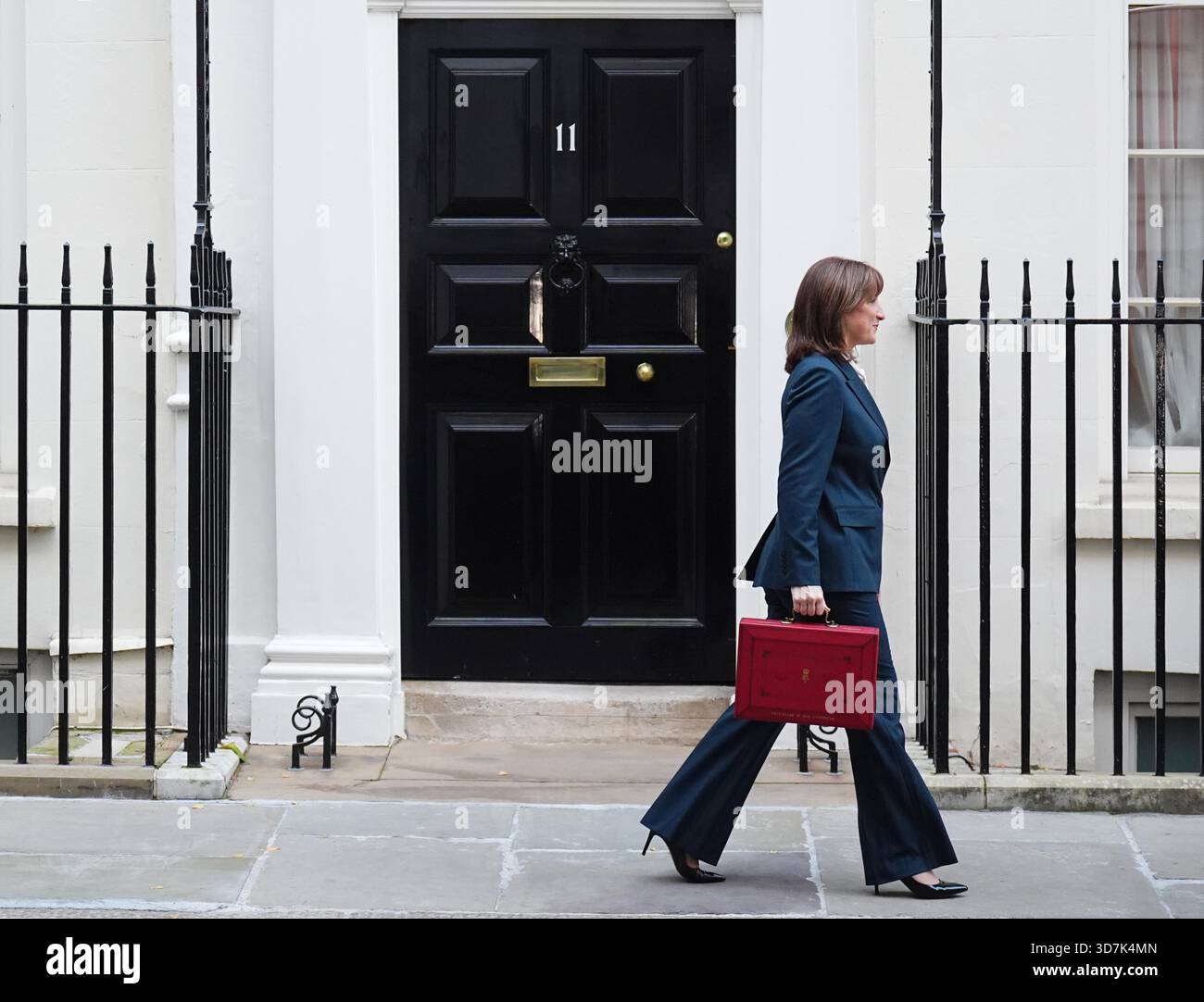 Chancellor of the Exchequer Rachel Reeves leaves 11 Downing Street ...