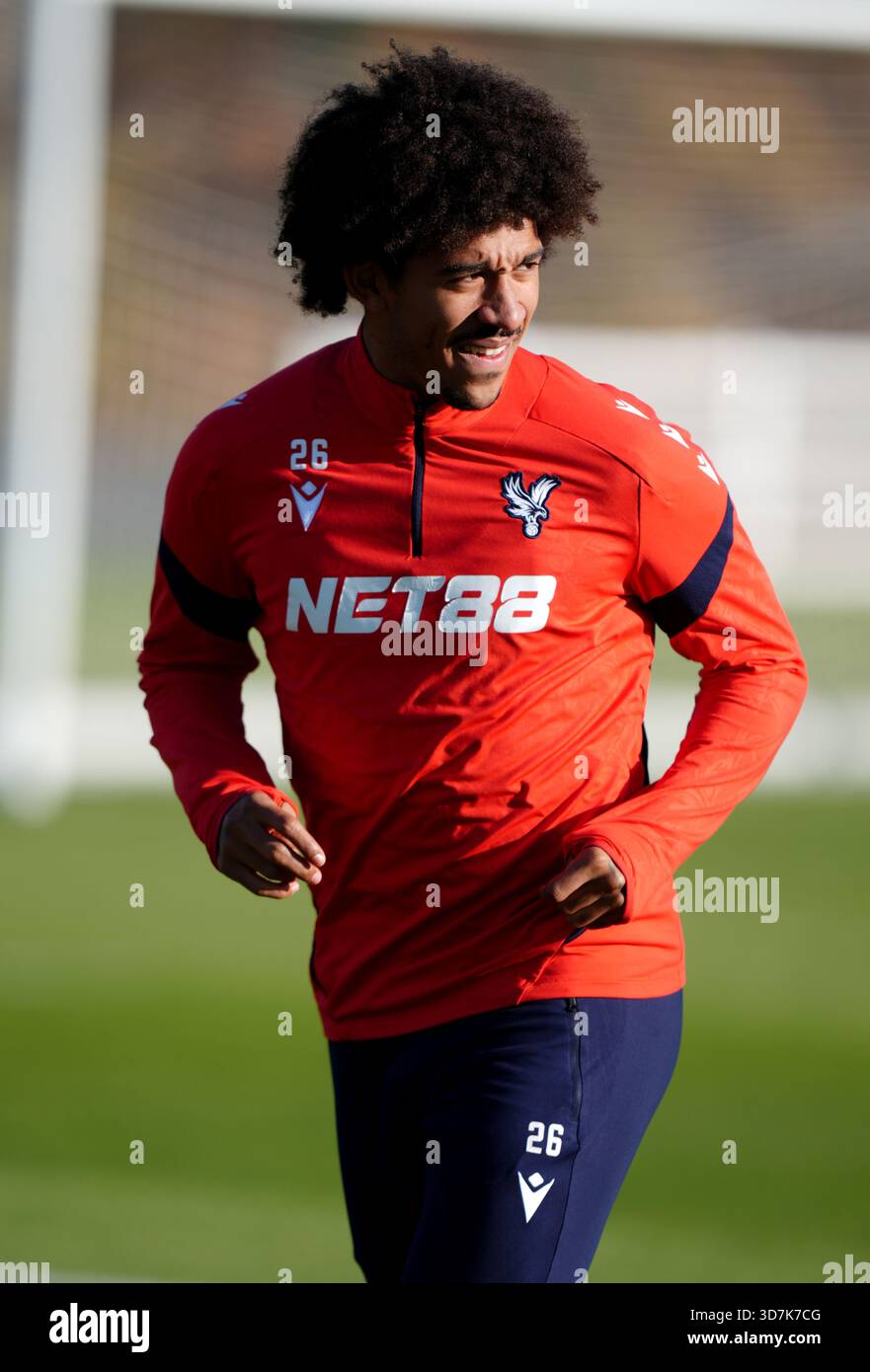 Crystal Palace's Chris Richards during a training session at Crystal Palace Training Ground ...