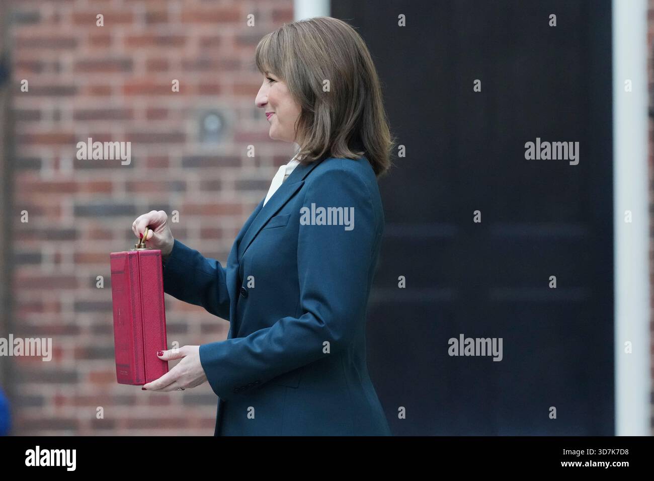 Chancellor of the Exchequer Rachel Reeves poses outside 11 Downing ...