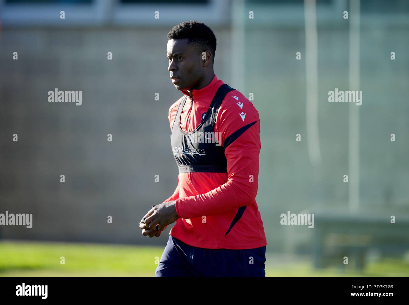Crystal Palace's Marc Guehi during a training session at Crystal Palace ...