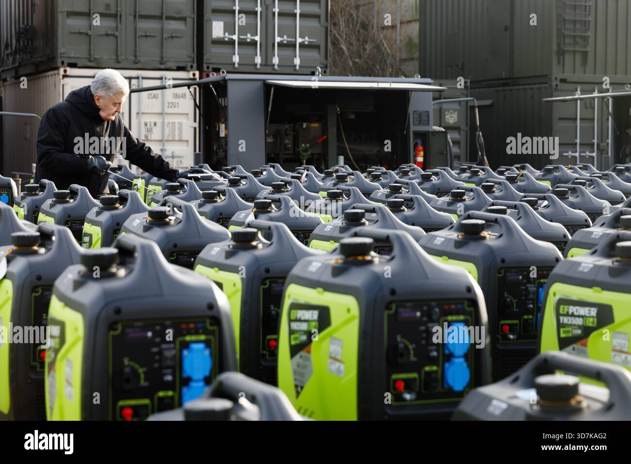 The Fifth President of Ukraine, Petro Poroshenko is seen standing ...