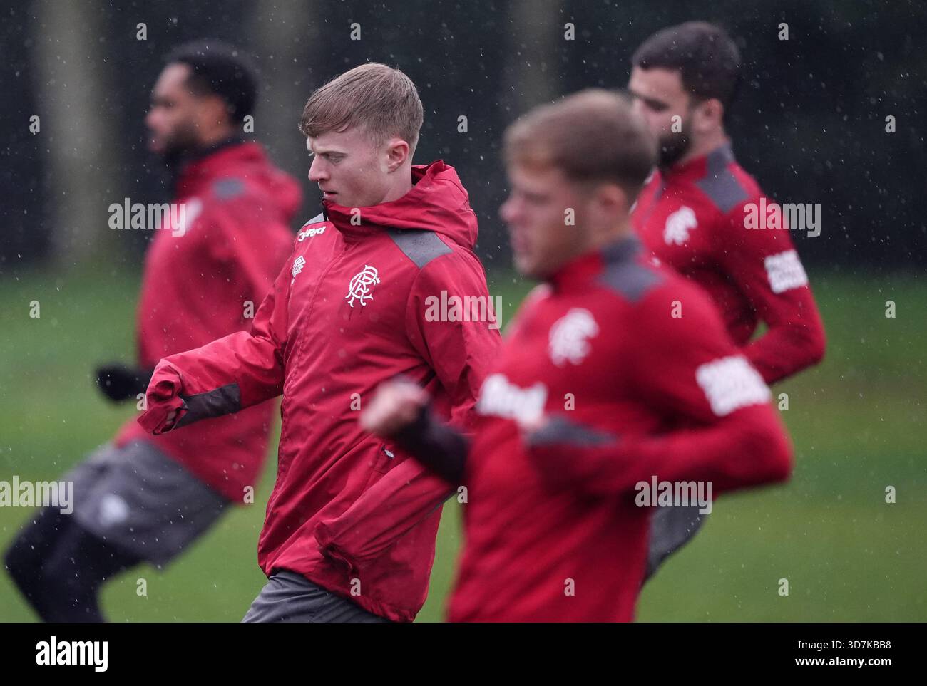 Rangers' Lyall Cameron during a training session at the Rangers ...