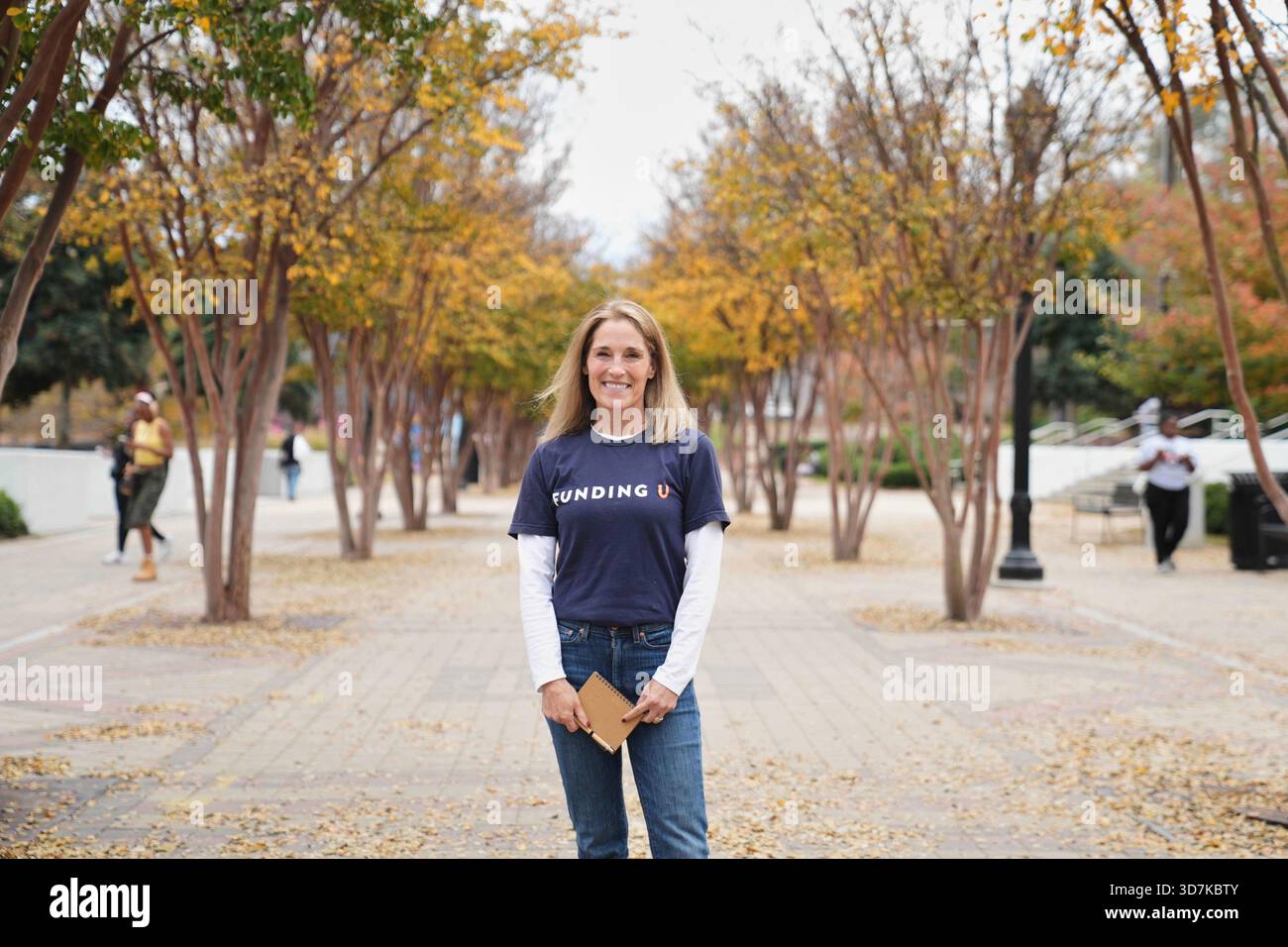 Jeannie Tarkenton poses for a photo Friday, Nov. 21, 2025, in Atlanta ...