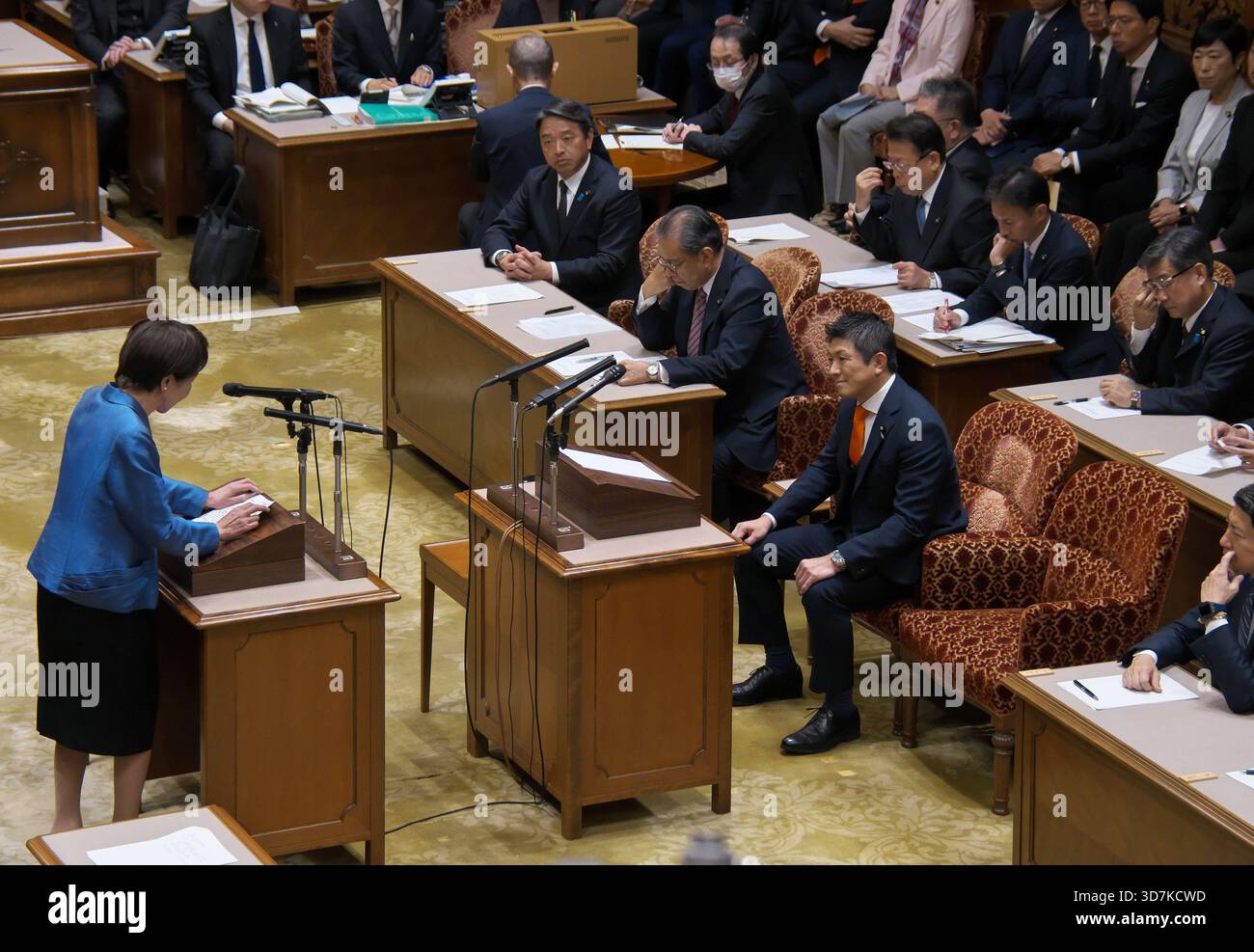Tokyo, Japan. 26th Nov, 2025. Japan's Prime Minister Sanae Takaichi ...
