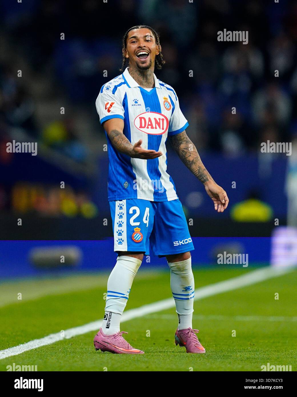 Thyrhys Dolan of RCD Espanyol during the La Liga EA Sports match ...