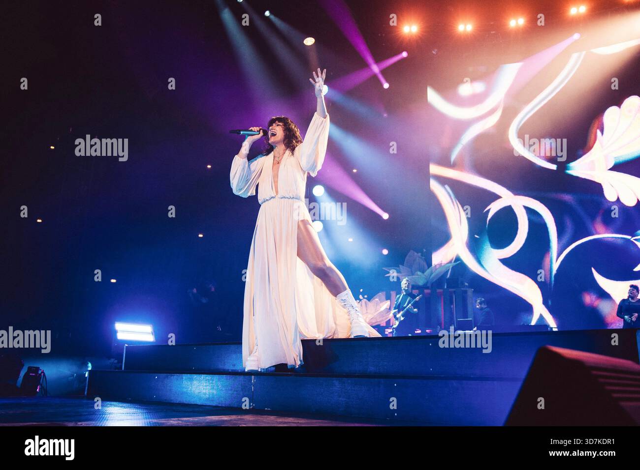 Singer Elisa Toffoli, performs live on stage at Palazzo dello Sport ...