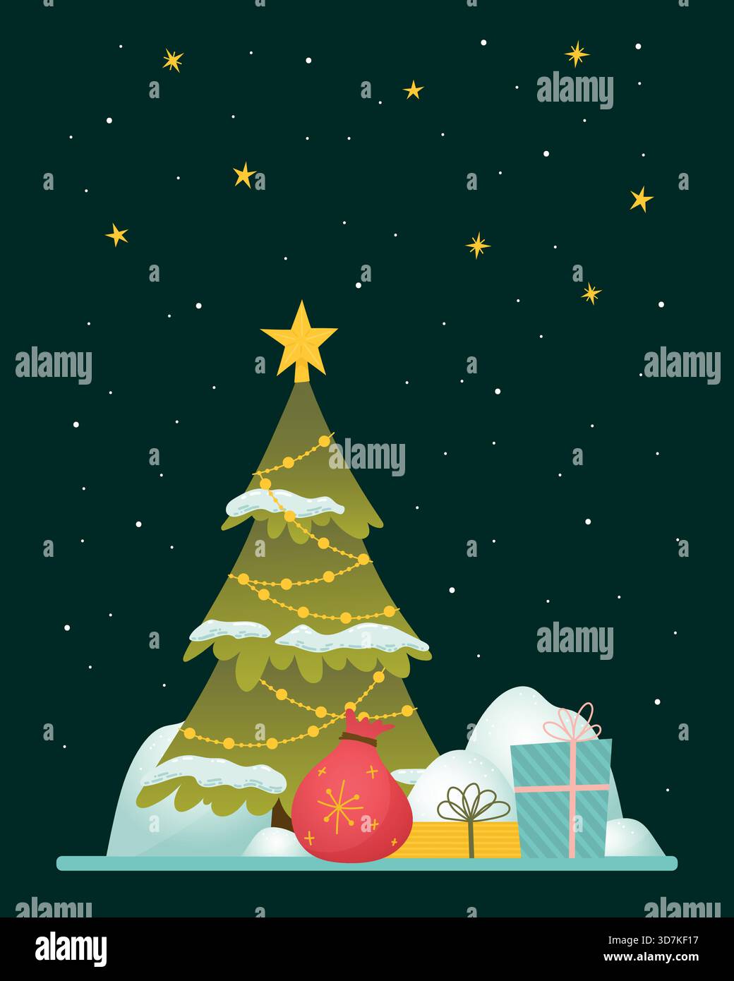 Perfect xmas tree Stock Vector Images - Alamy