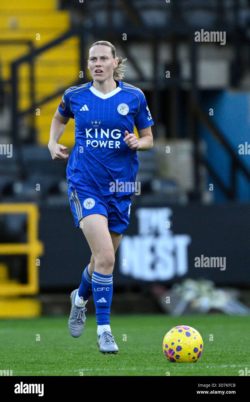 Nottingham, England, November 23rd 2025 Emily van Egmond in action ...