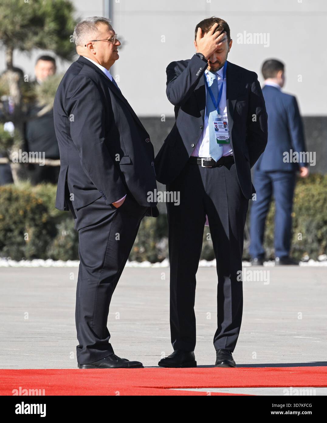 Deputy Prime Minister Alexey Overchuk (left) and Deputy Chief of Staff ...