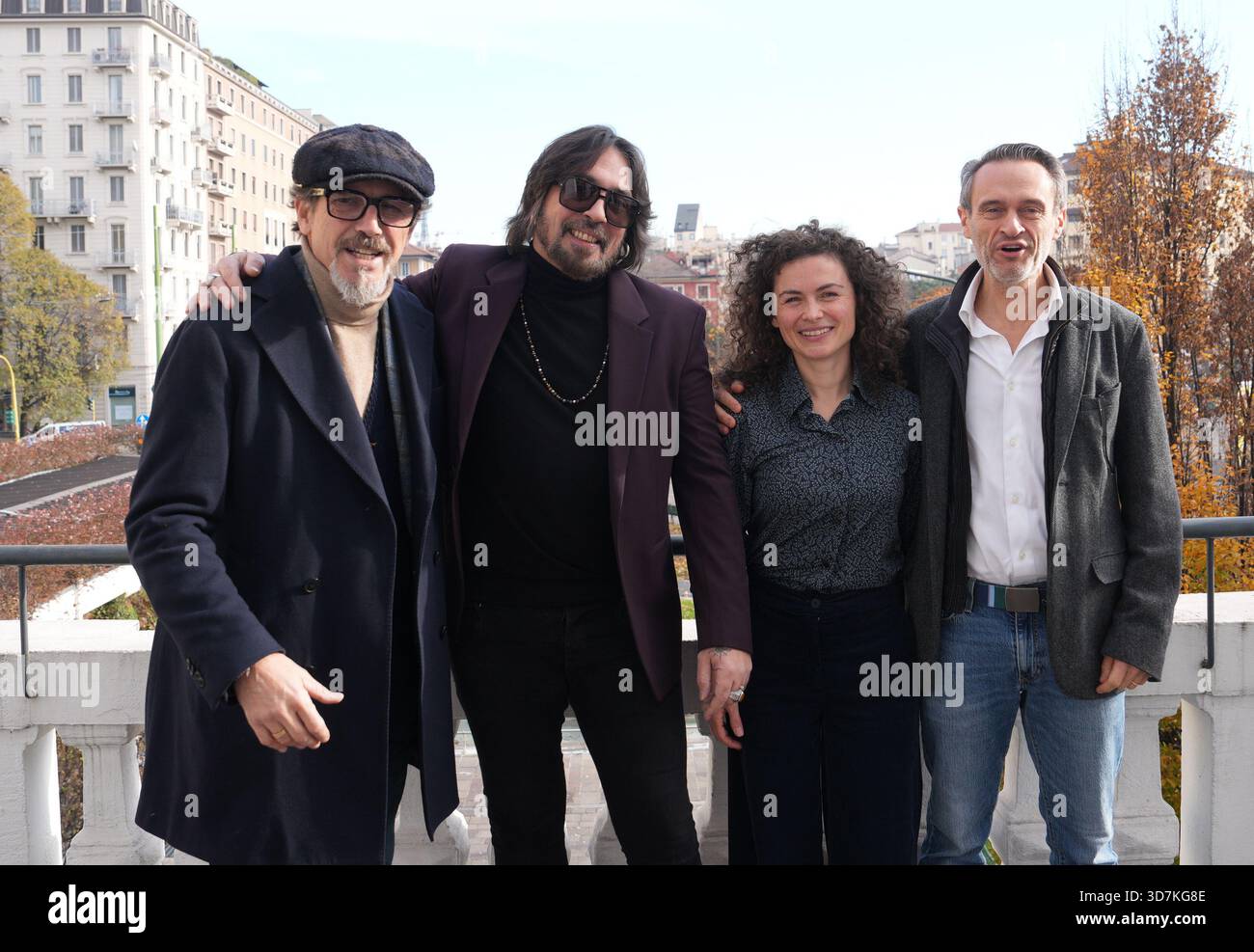 Milan, press conference for Immensamente Giulia, the rock musical opera ...