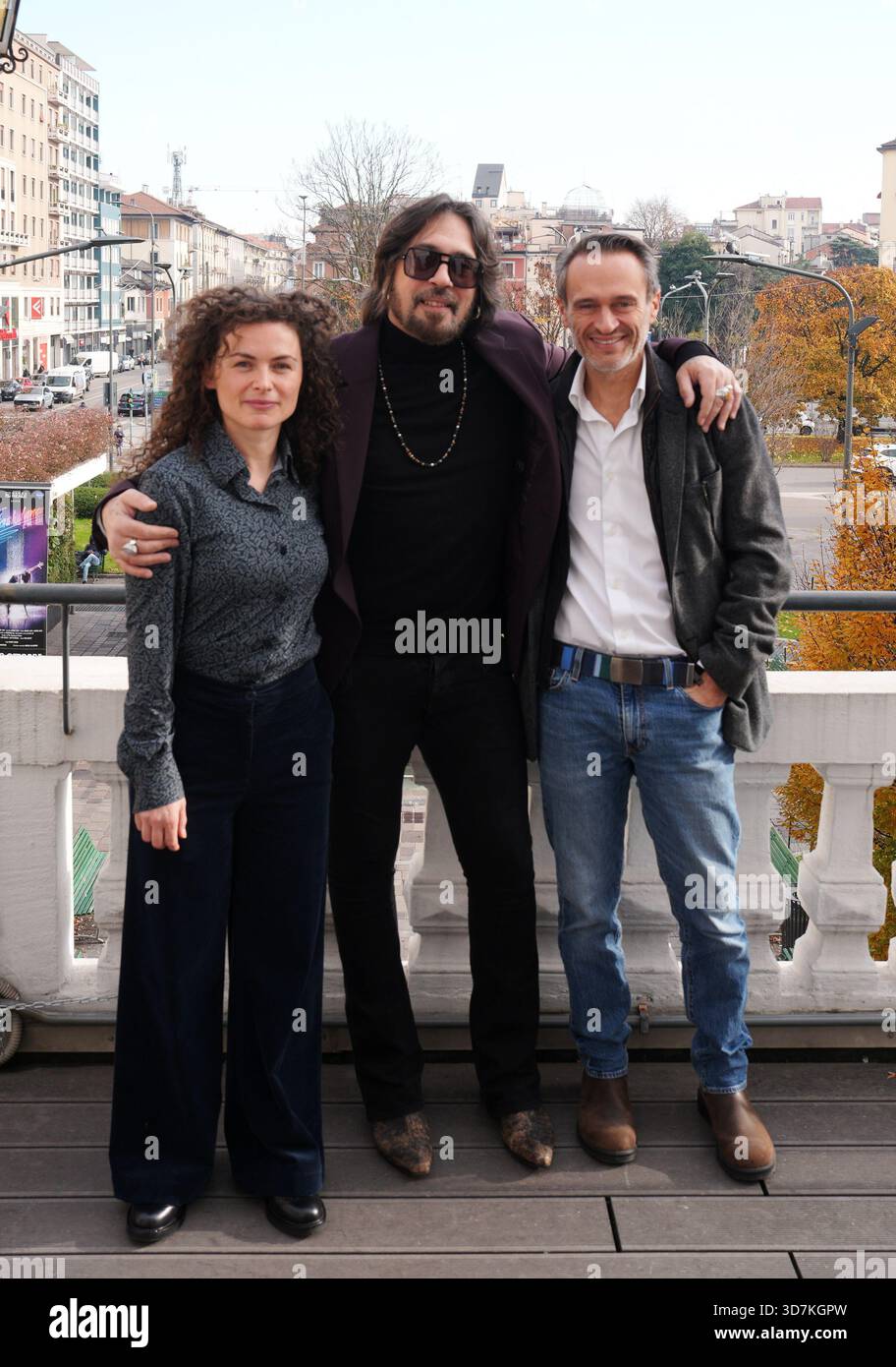 Milan, press conference for Immensamente Giulia, the rock musical opera ...