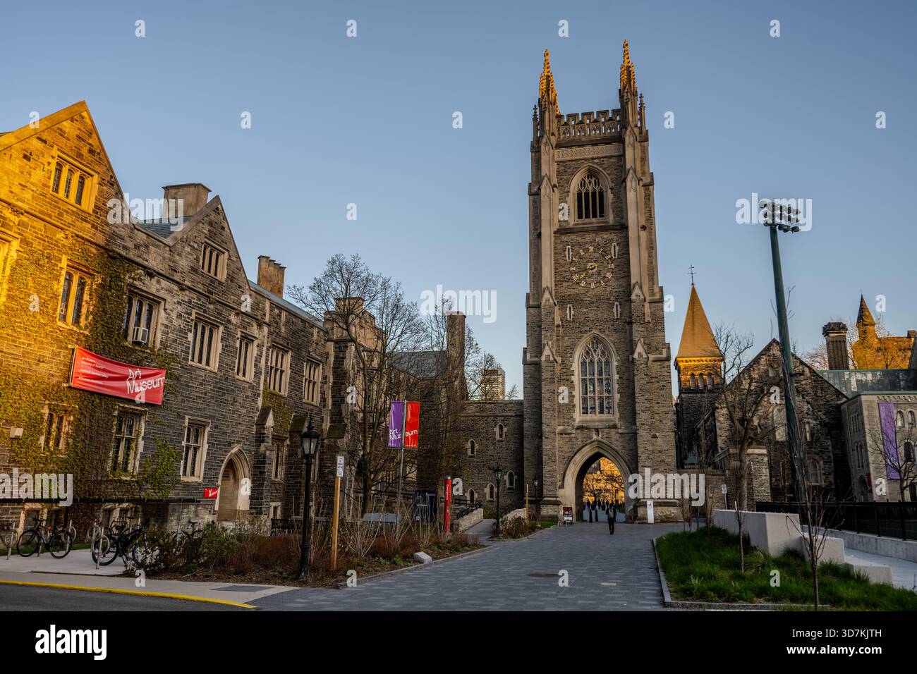 Hart House Tower and the adjacent Art Museum building at the University ...