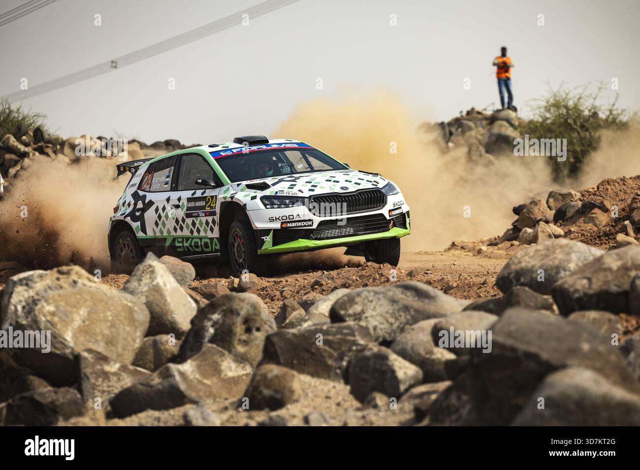 24 Robert VIRVES, Jakko VIILO, Skoda Fabia RS Rally2, action during the ...