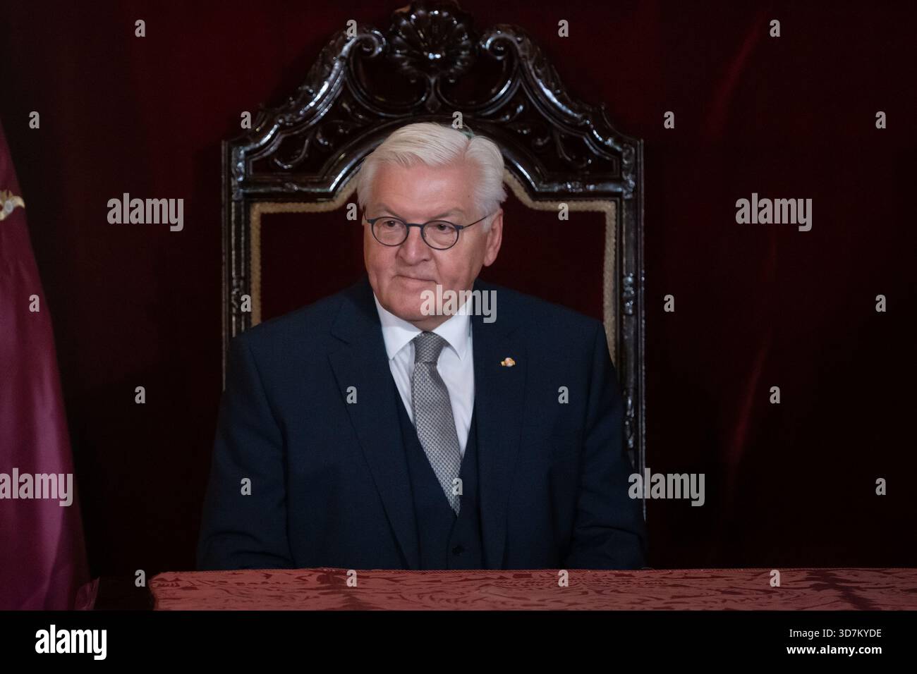 the President of Germany, Frank-Walter Steinmeier presents the Golden ...