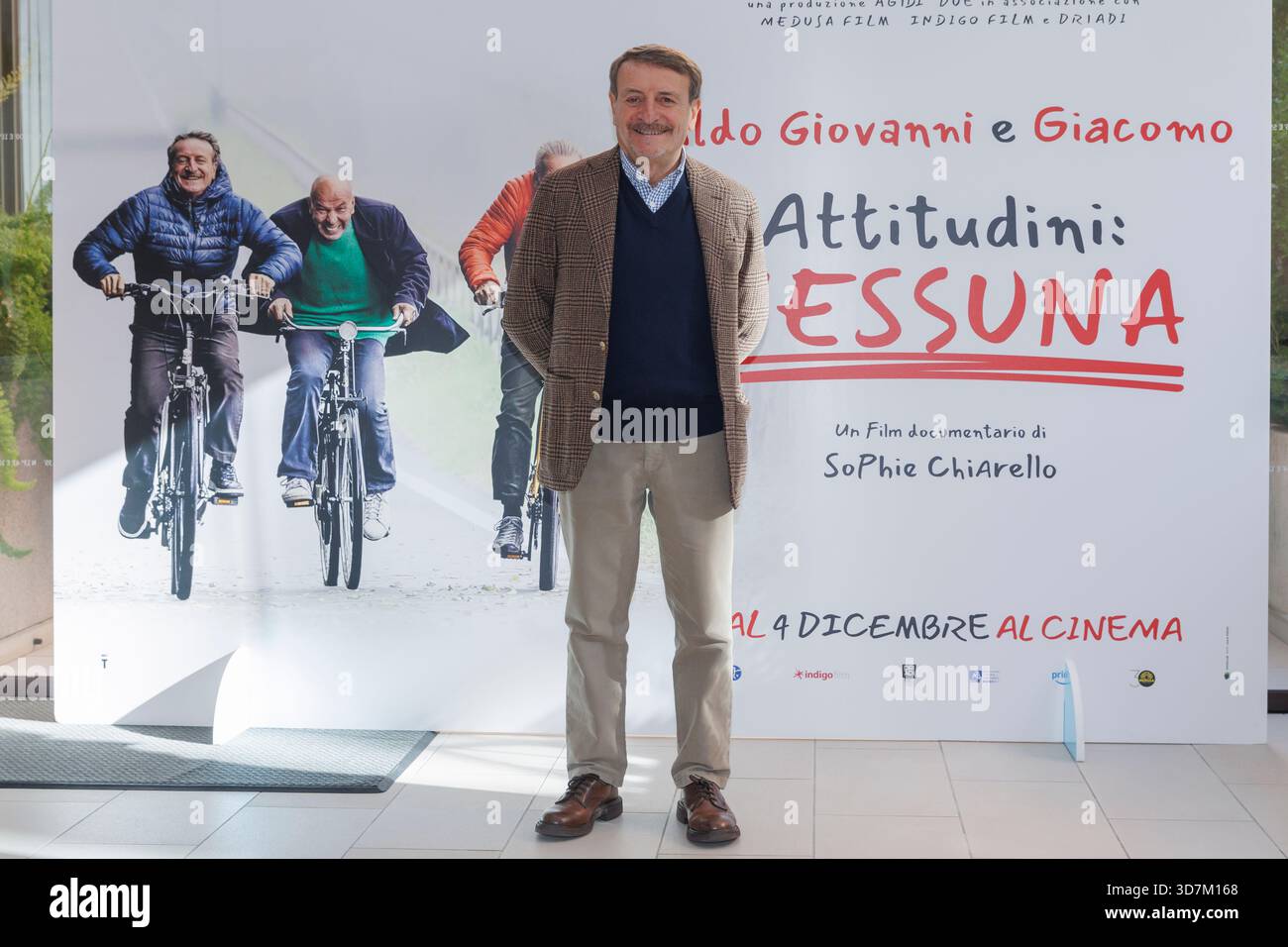 November 26, 2025, Rome, Rome, Italy: Giacomo Poretti attends the ...
