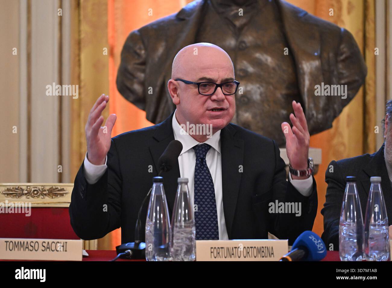 Milan, Teatro alla Scala, presentation of the premiere of the opera "A ...