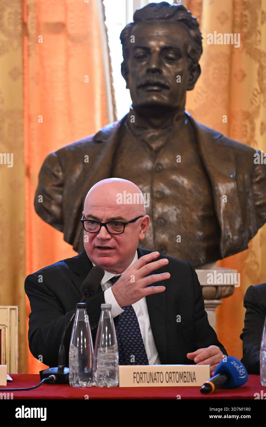 Milan, Teatro alla Scala, presentation of the premiere of the opera "A ...