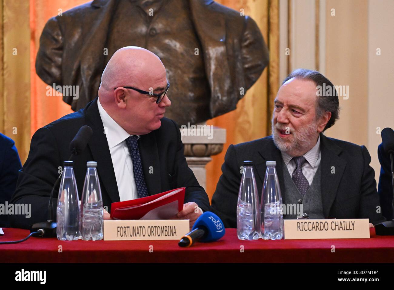 Milan, Teatro alla Scala, presentation of the premiere of the opera "A ...