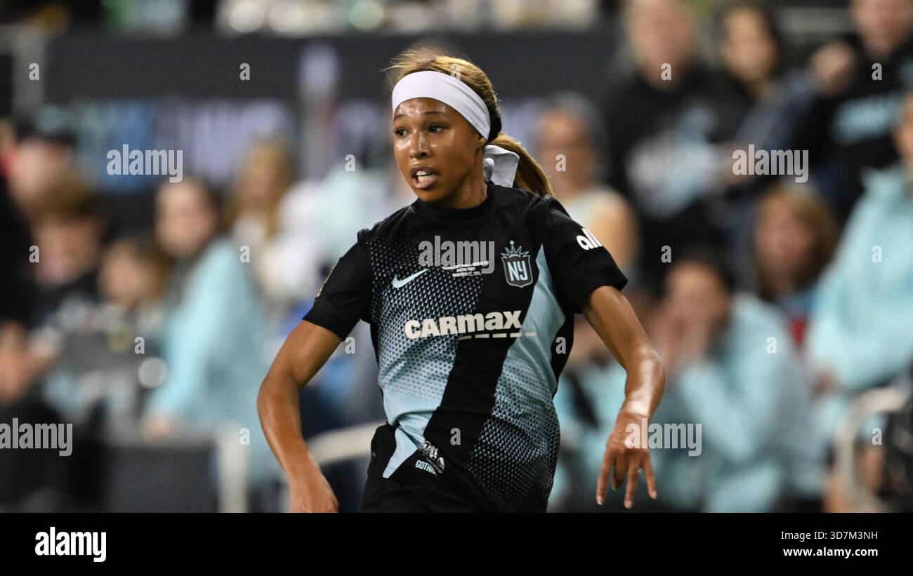 NJ/NY Gotham FC forward Midge Purce (23) running during the second half ...
