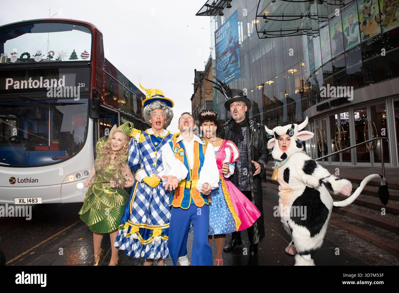 Edinburgh. Scotland. UK. 26 November. 2025 Cast of Jack and the ...