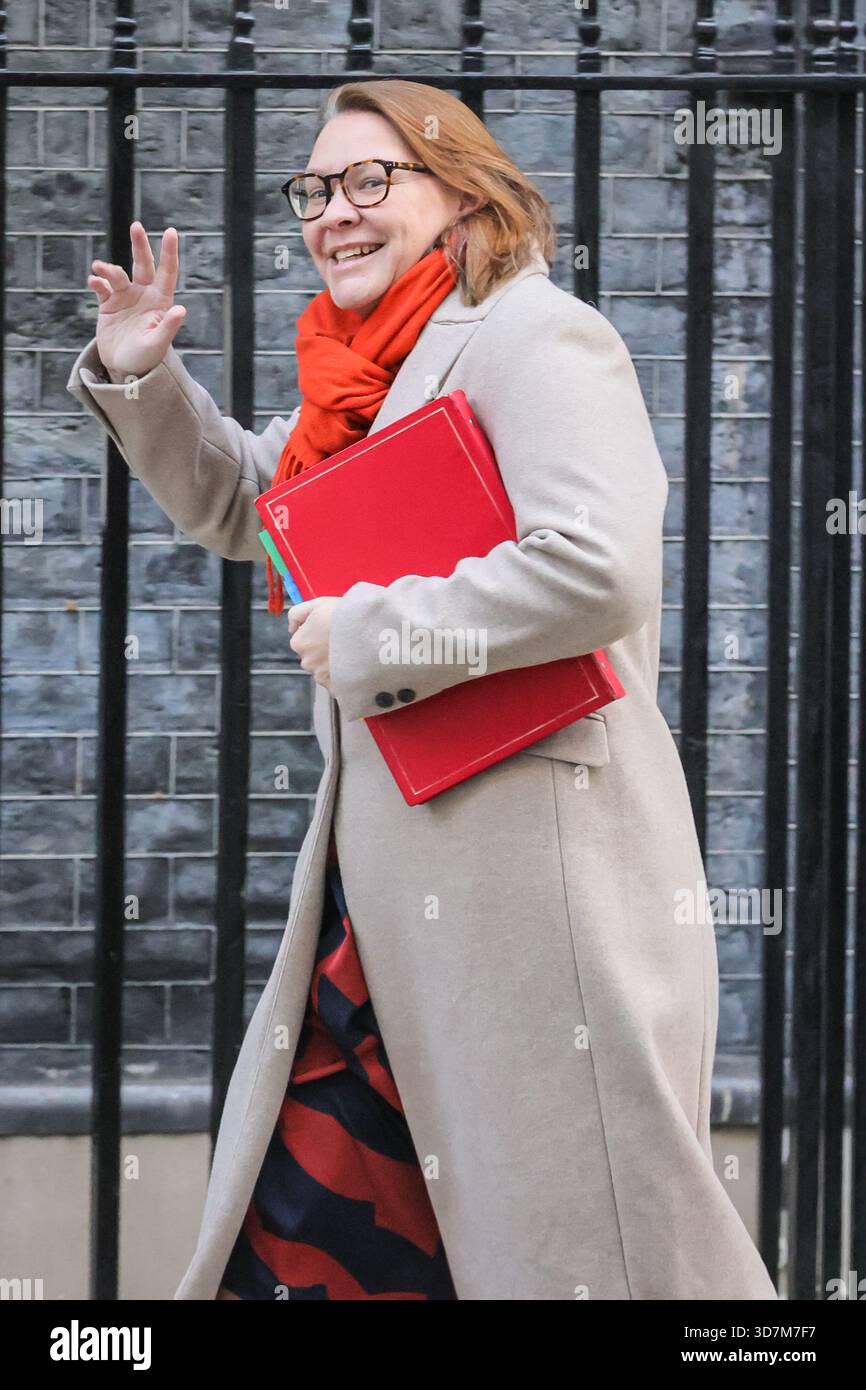 London, UK. 26th Nov, 2025. Anna Turley, Chair of the Labour Party and Minister without ...